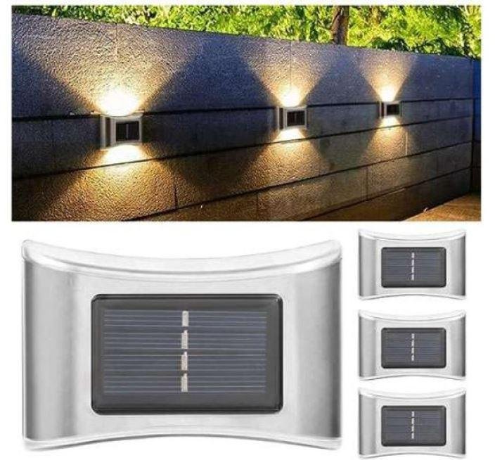 Solar Lights Outdoor Optically Controlled Sensor Lights (pack of 4 ... Solar Lights Outdoor Optically Controlled Sensor Lights (pack of 4 ...