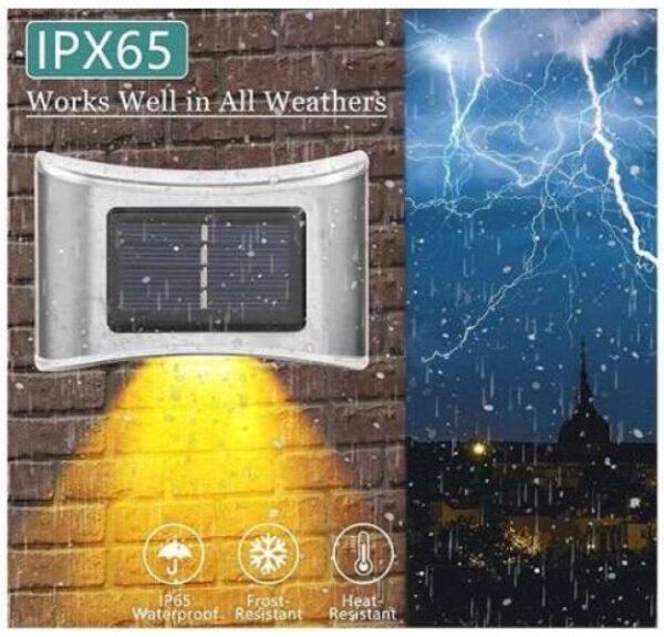 Solar Lights Outdoor Optically Controlled Sensor Lights (pack of 4 ... Solar Lights Outdoor Optically Controlled Sensor Lights (pack of 4 ...